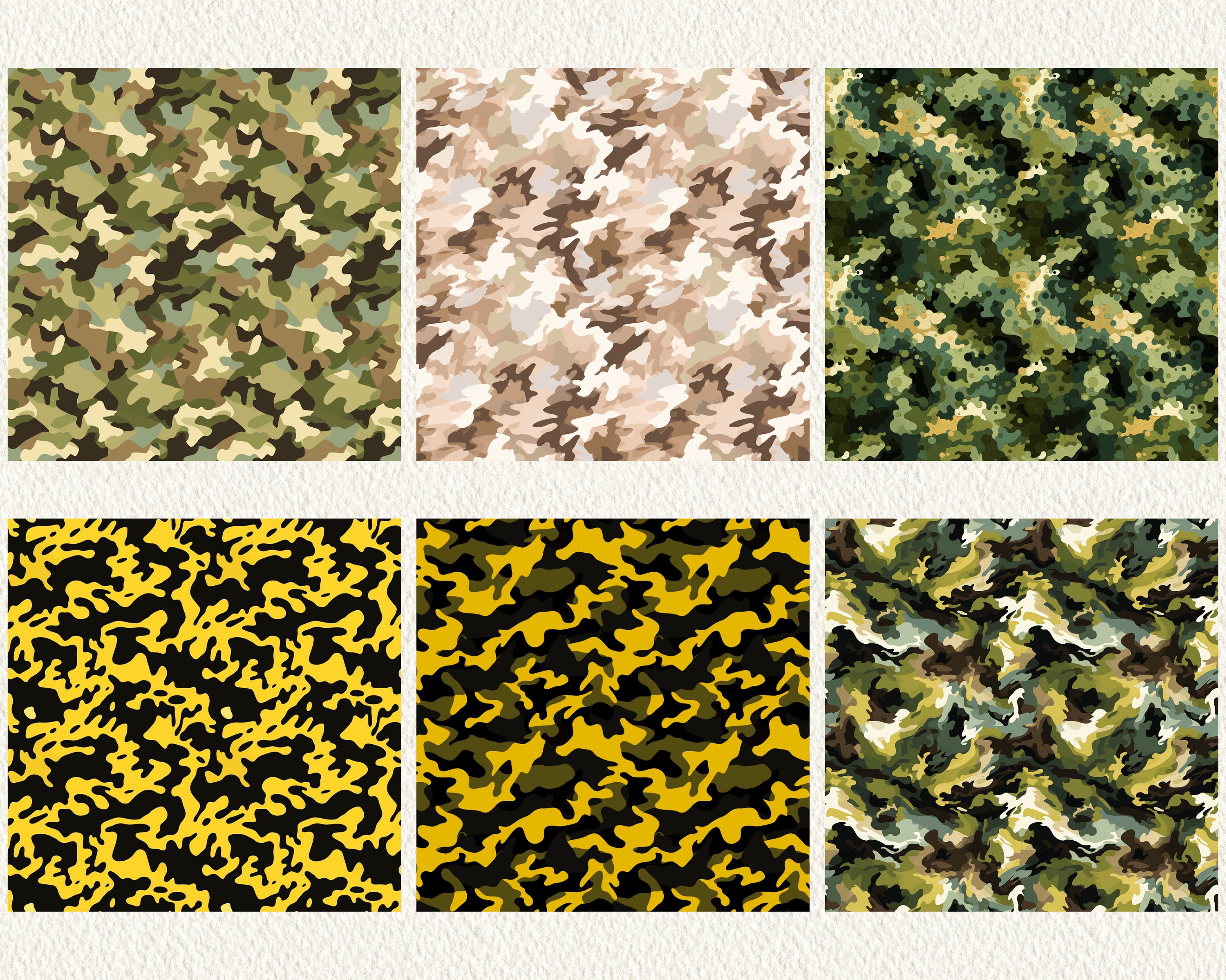 Camouflage Pattern Seamless Digital Papers Tile Patterns Printable ...