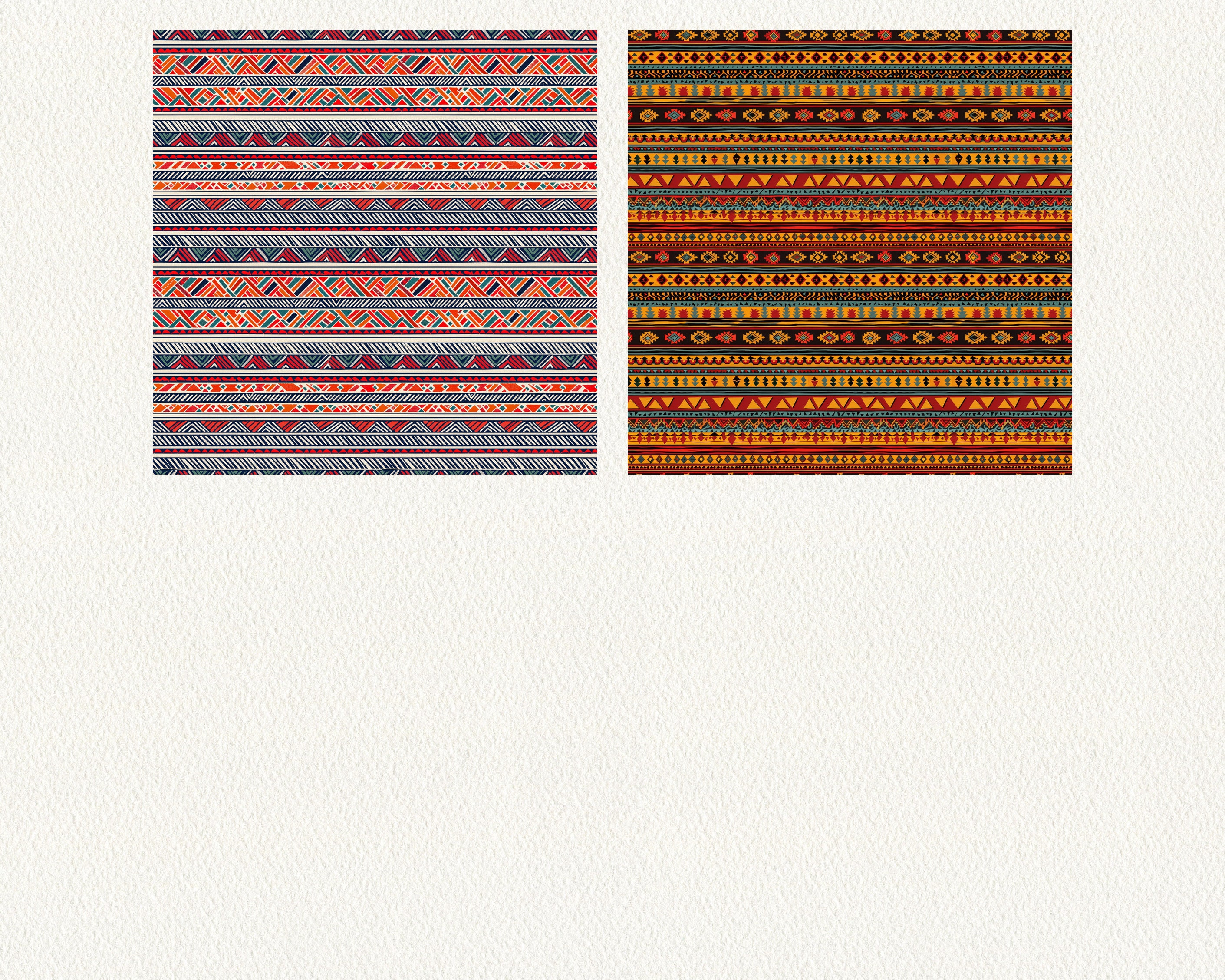 Tribal Ethnic Borders Pattern Seamless Digital Papers Printable ...