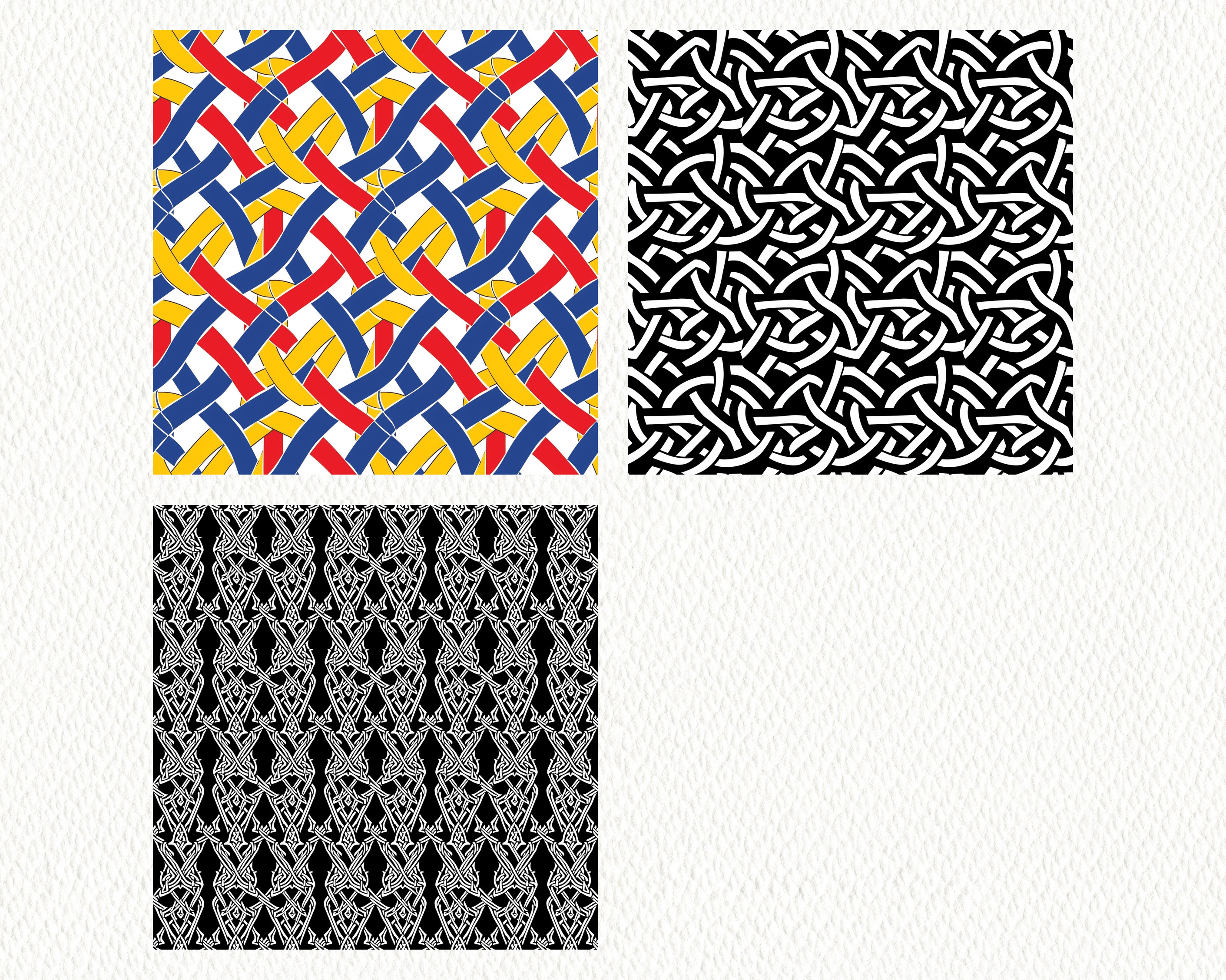Viking Geometric Pattern Seamless Digital Papers Printable Scrapbook ...