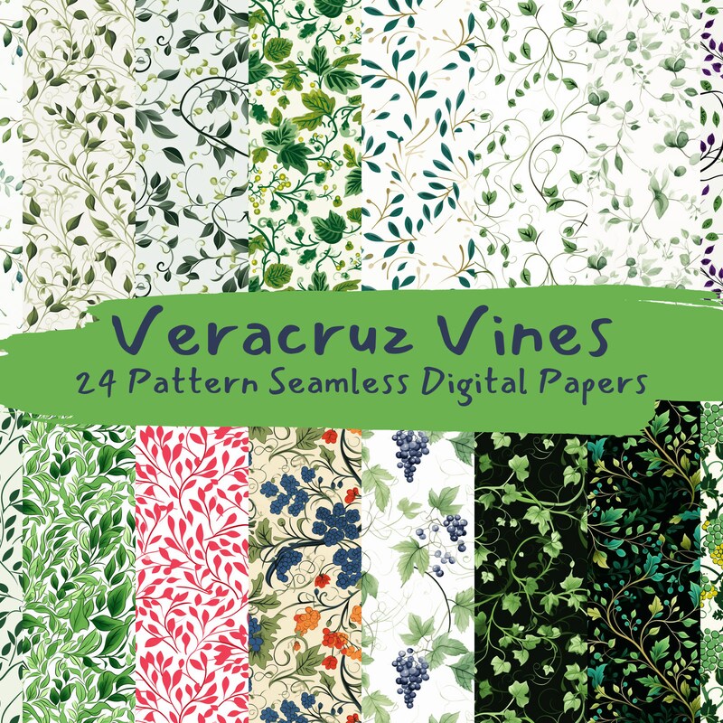Vine Pattern - Etsy