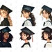 Graduation Girl Digital Printable Clipart Bundle in PNG Format ...