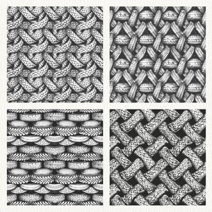 Artsy Tire Stack Pattern Seamless Digital Papers - Printable Scrapbook ...