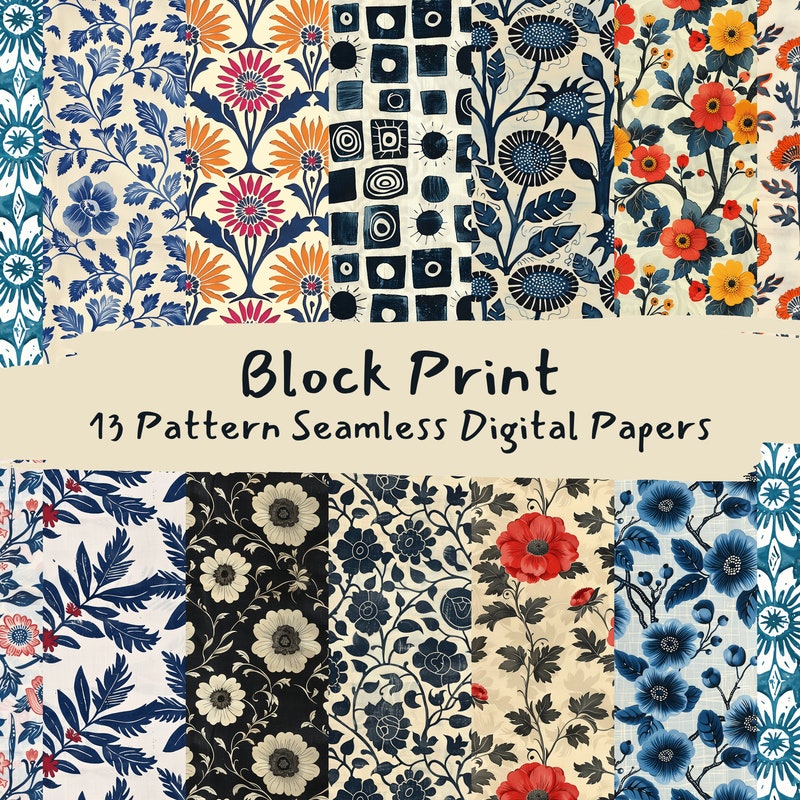 Block Print - Etsy