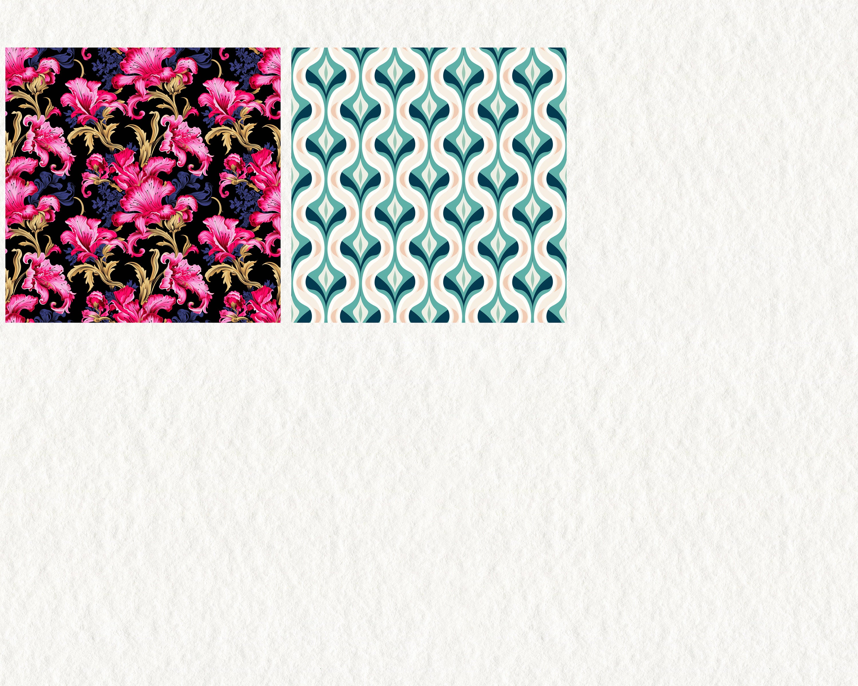 Designer Pattern Scrapbook Papers, Seamless Printable Patterns, Instant ...