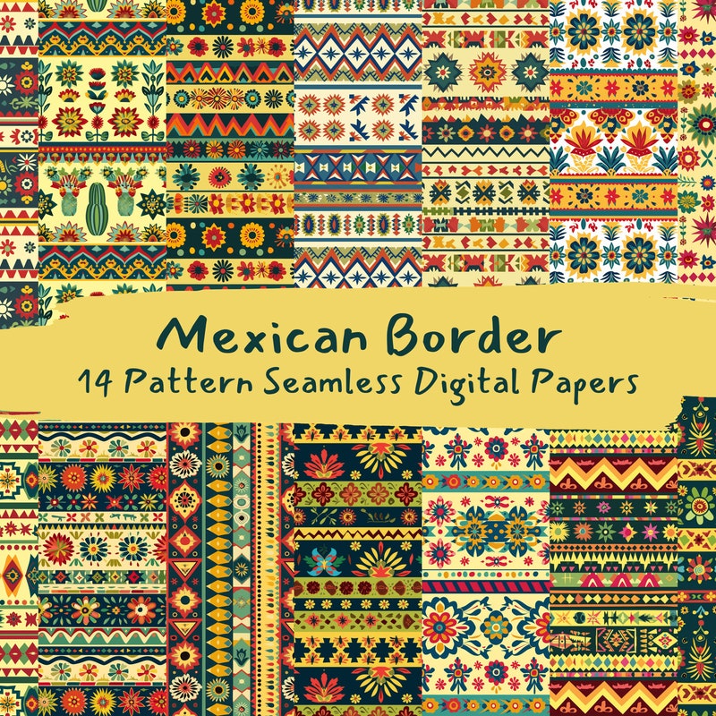 Aztec Borders - Etsy