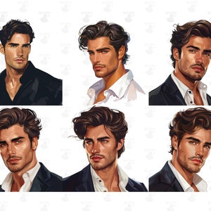 Italian Man Digital Printable Clipart Bundle in PNG Format Transparent ...
