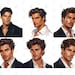 Italian Man Digital Printable Clipart Bundle in PNG Format Transparent ...