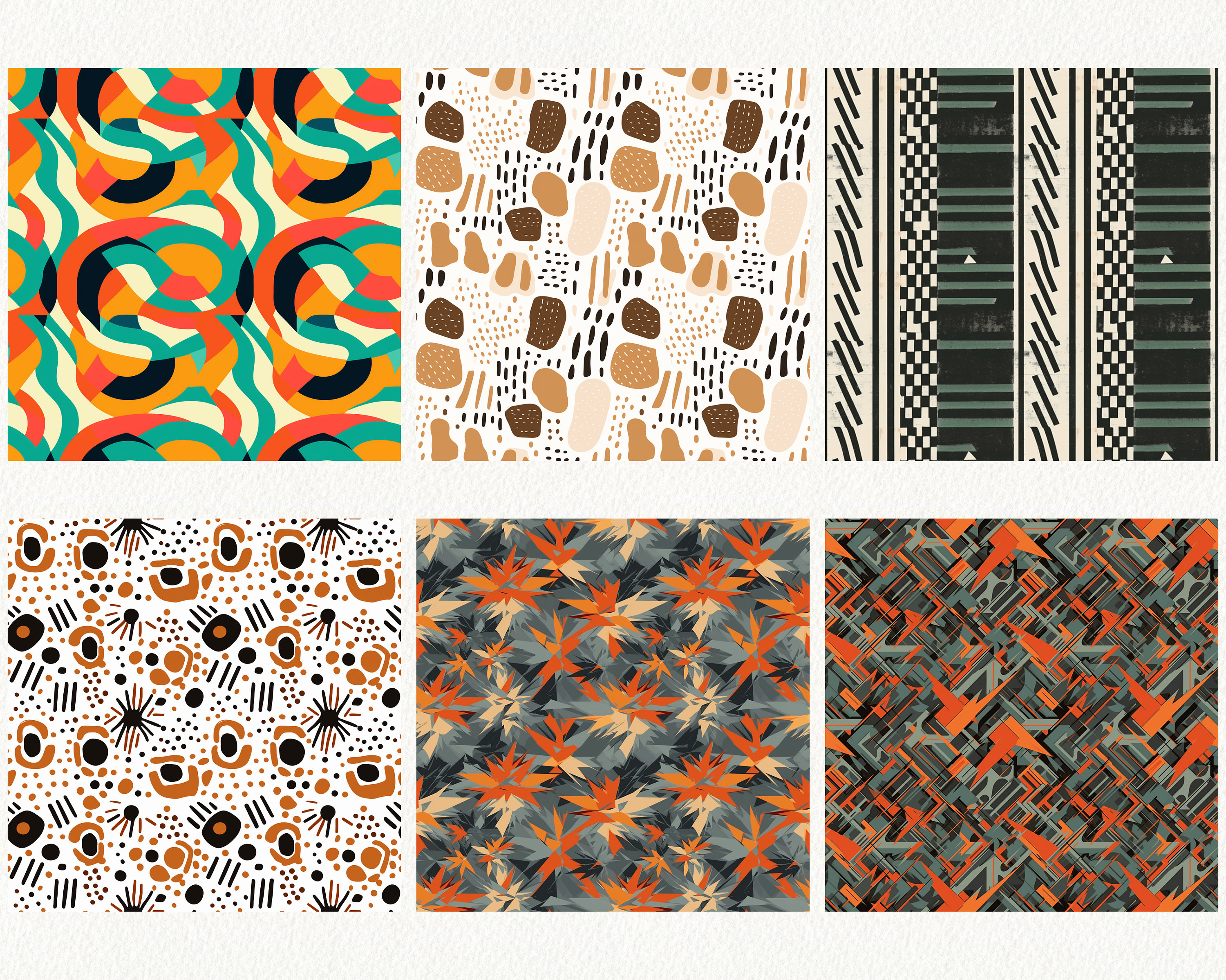 Asymmetrical Pattern Seamless Digital Papers Seamless Tile Patterns ...