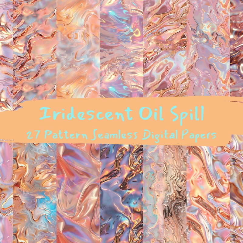 Oil Spill Patterns - Etsy