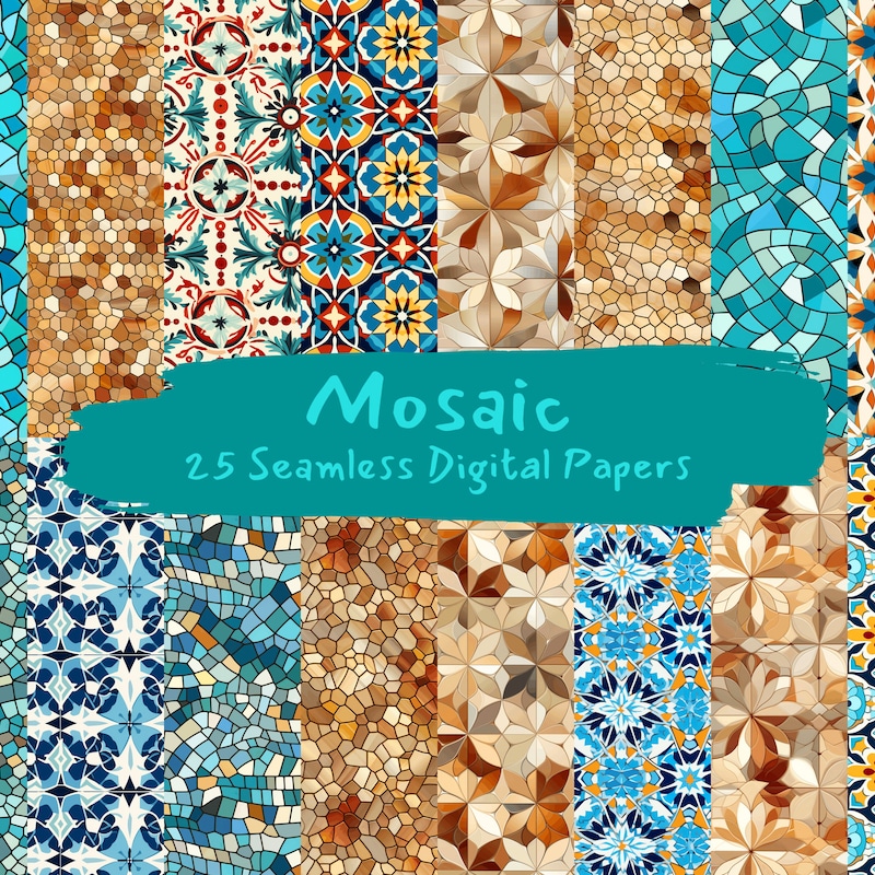 Mosaic Pattern - Etsy
