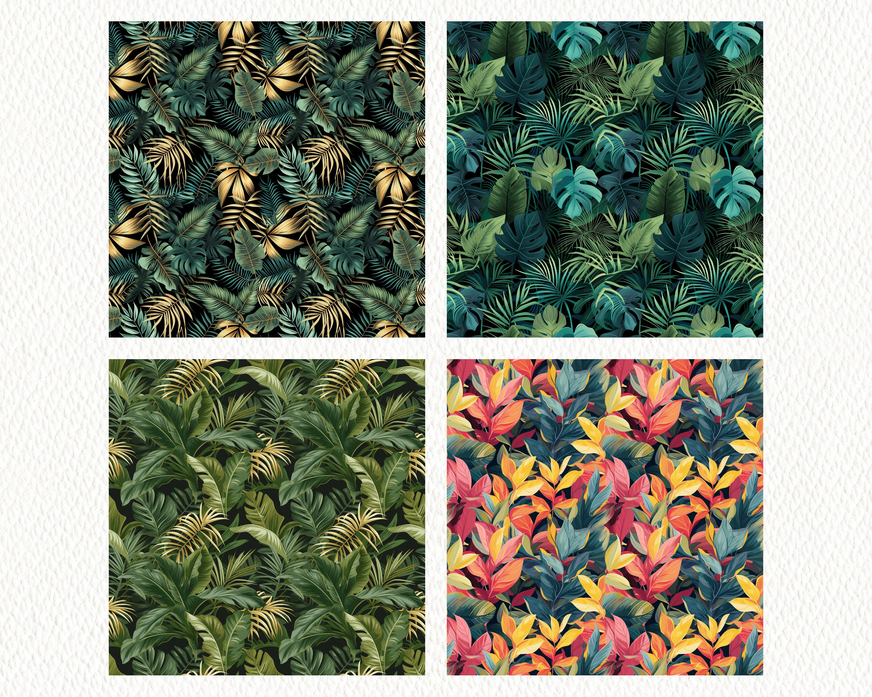 Jungle Fever Pattern Seamless Digital Papers Printable Scrapbook Paper ...