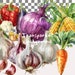 Fruits Vegetables Printable Clipart, Png Format, Transparent Background ...