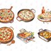 European Food Digital Printable Clip Art Graphics in PNG - Etsy