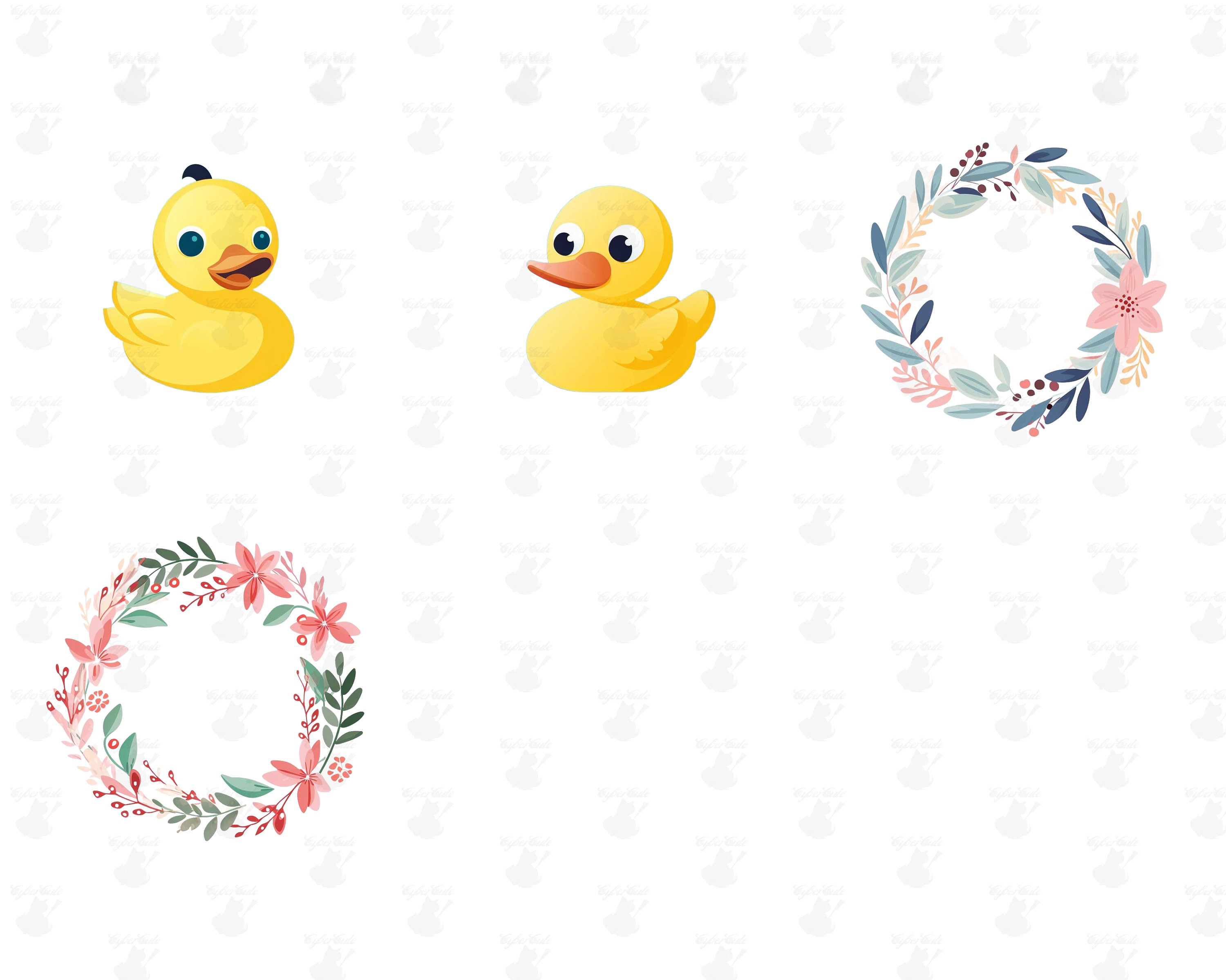 Baby Shower, Digital Printable Clipart Bundle in PNG Format Transparent ...