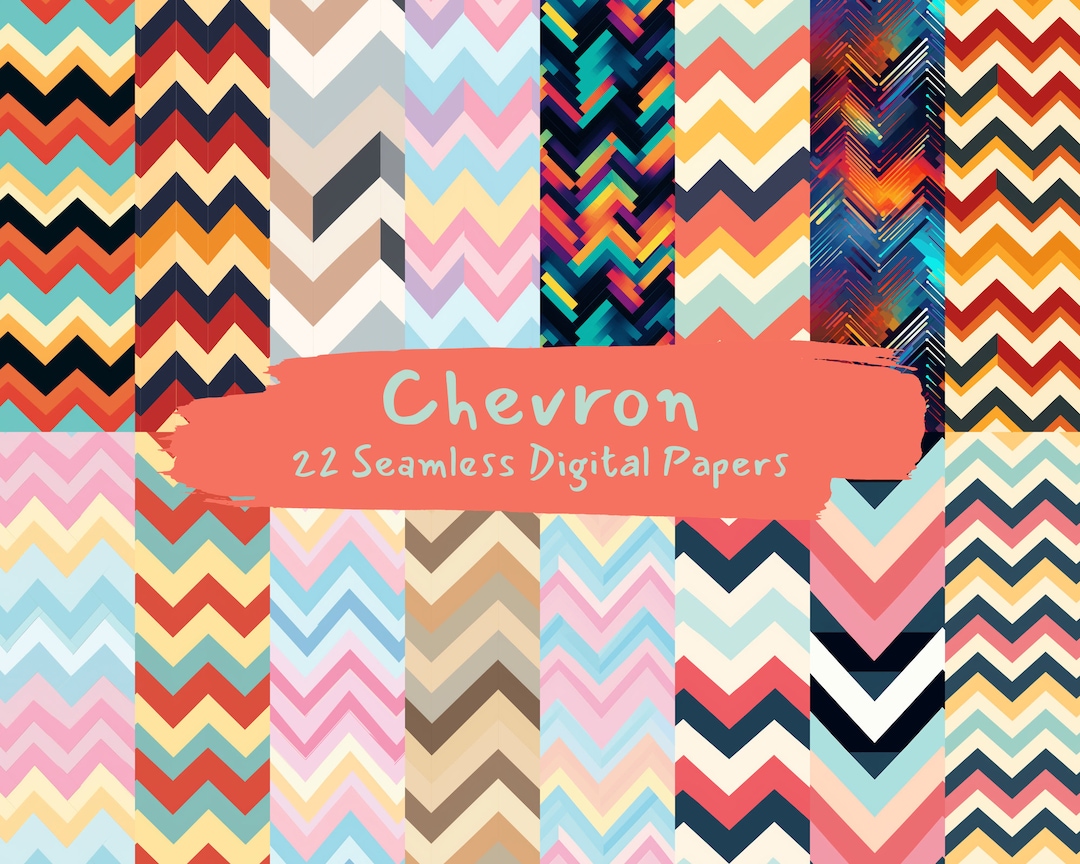 Chevron Pattern Seamless Digital Papers - Tile Patterns Printable Paper ...
