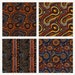 Aboriginal Dot Art Pattern Seamless Digital Papers - Printable ...