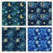 Galaxy Star Pattern Seamless Digital Papers - Printable Scrapbook Paper ...