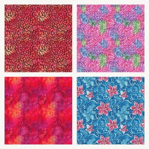 Treasures Tonga Batiks Pattern Seamless Digital Papers - Printable ...