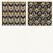 Navy Gold Geometric Pattern Seamless Digital Papers - Printable ...
