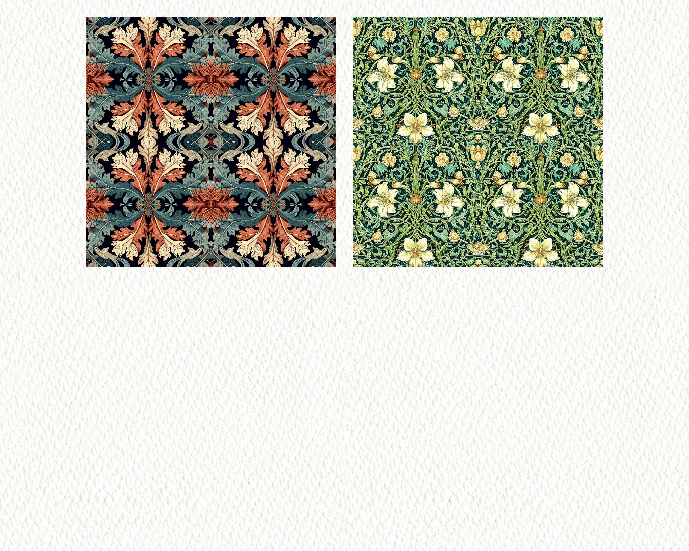 William Morris Wallpaper Seamless Digital Papers - Tile Patterns ...