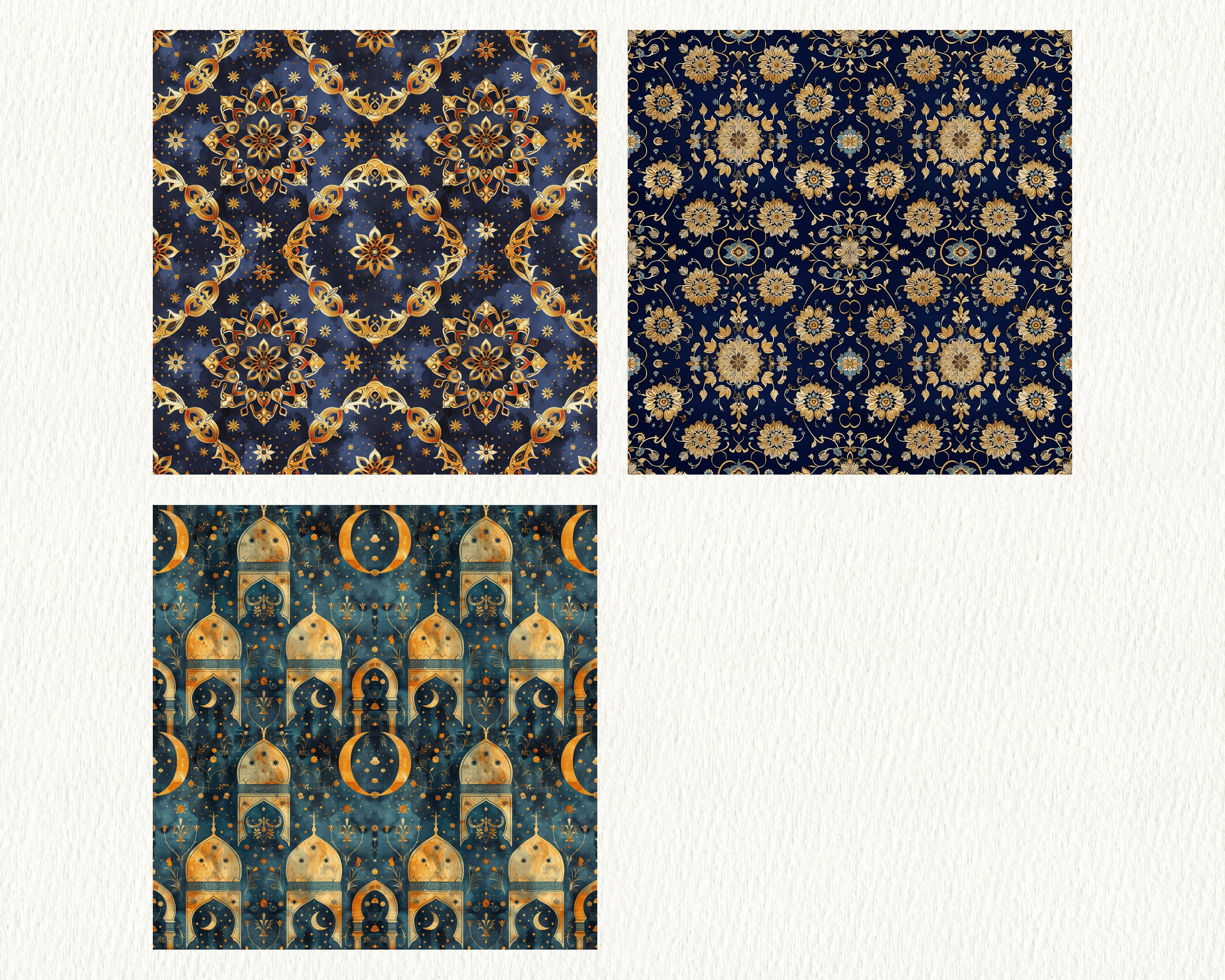 Islamic Pattern Seamless Digital Papers Printable Scrapbook Paper ...