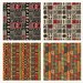 African Mud Cloth Pattern Seamless Digital Papers - Printable Scrapbook ...