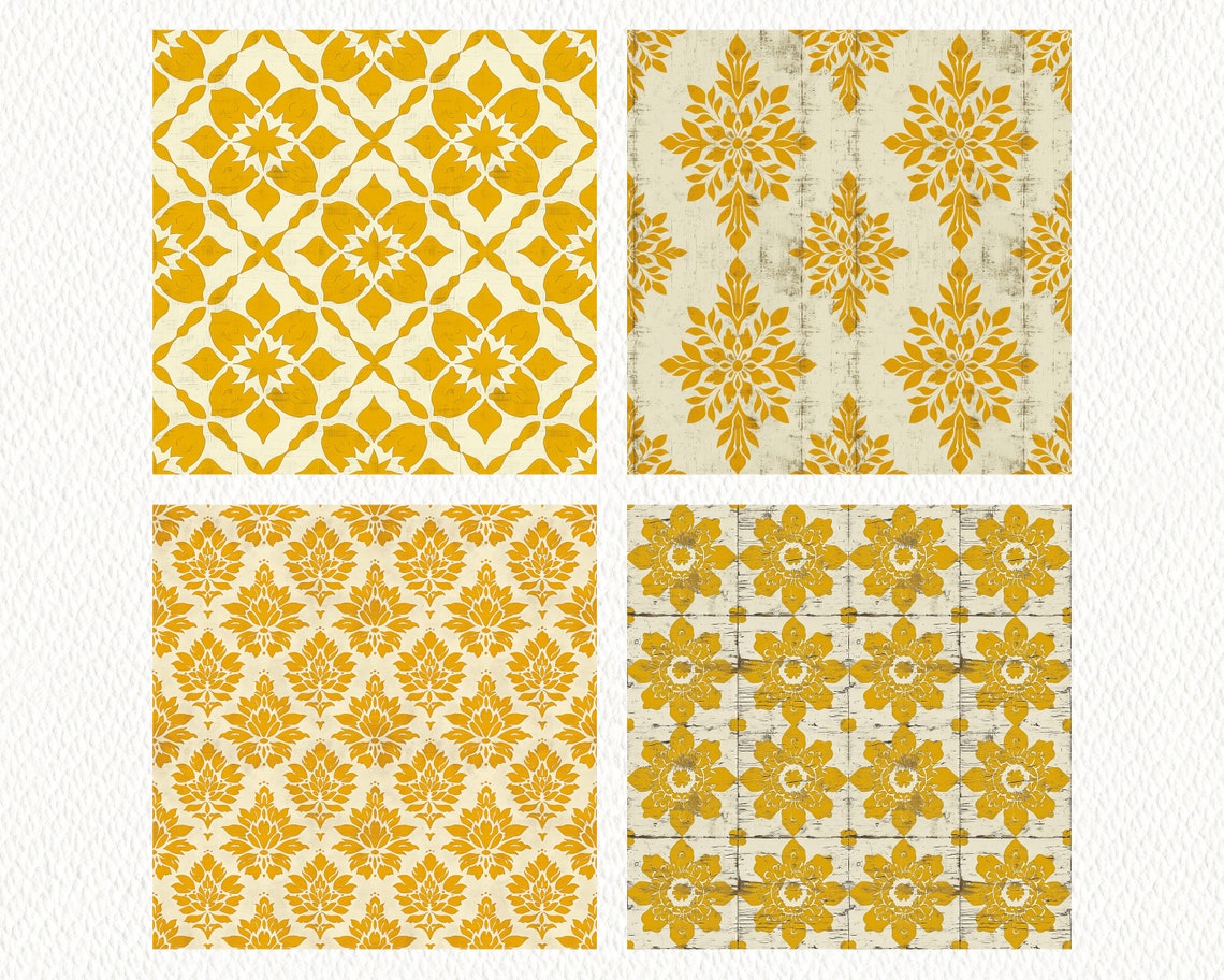 Balinese Motif Pattern Seamless Digital Papers - Tile Patterns ...