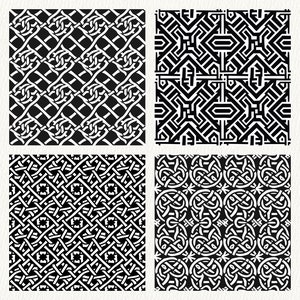 Viking Geometric Pattern Seamless Digital Papers - Printable Scrapbook ...