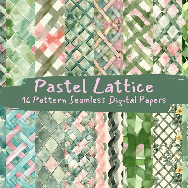 Lattice Pattern - Etsy