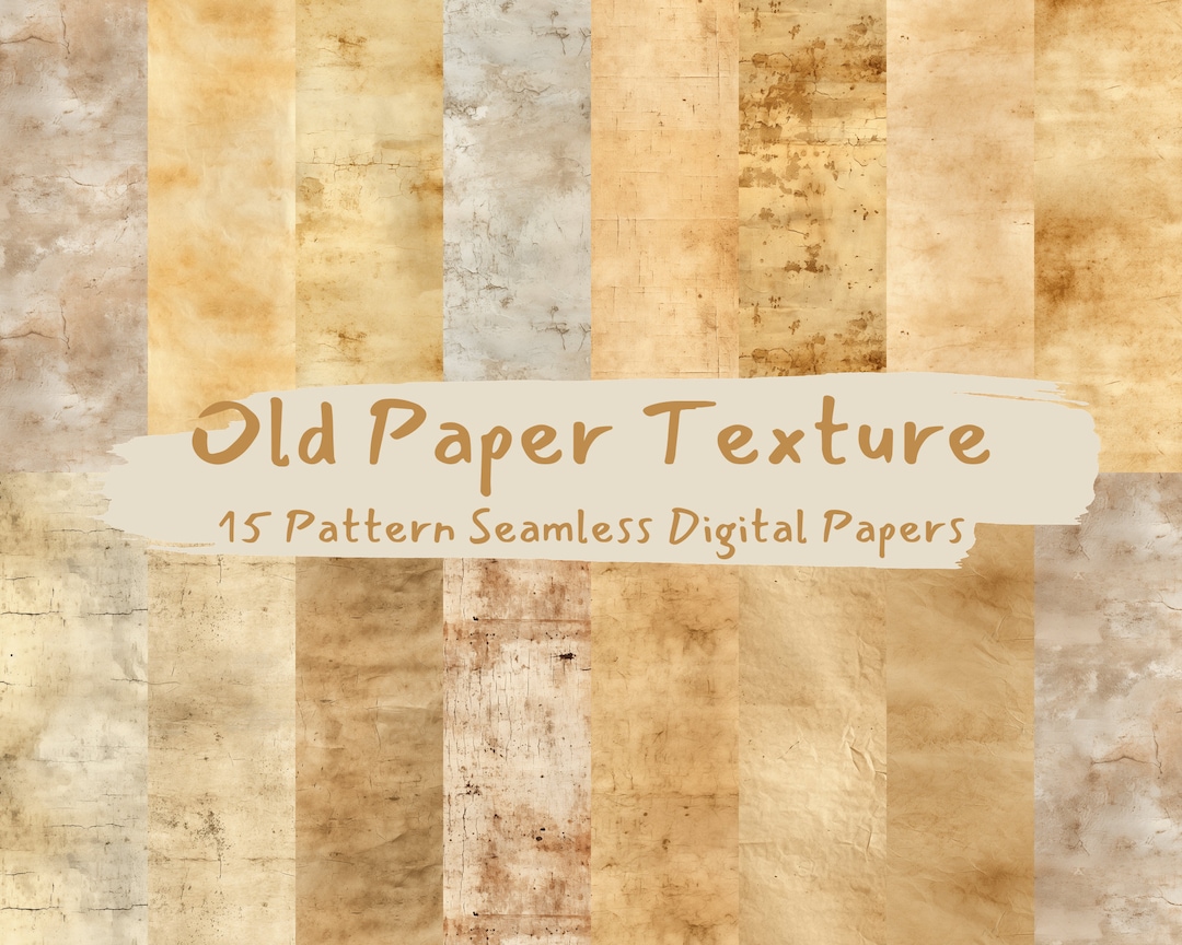 Old Paper Texture Pattern Seamless Digital Papers - Tile Patterns ...