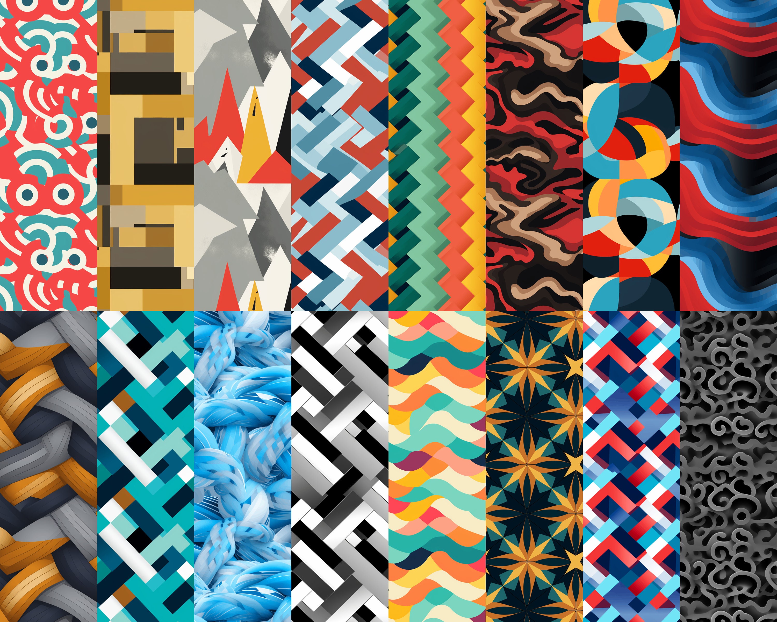 Composite Overlay Pattern Seamless Digital Papers Seamless Tile ...