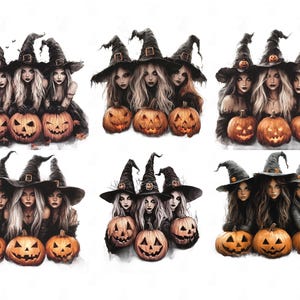 Halloween Witch Printable Clipart, Png Format, Transparent Background ...