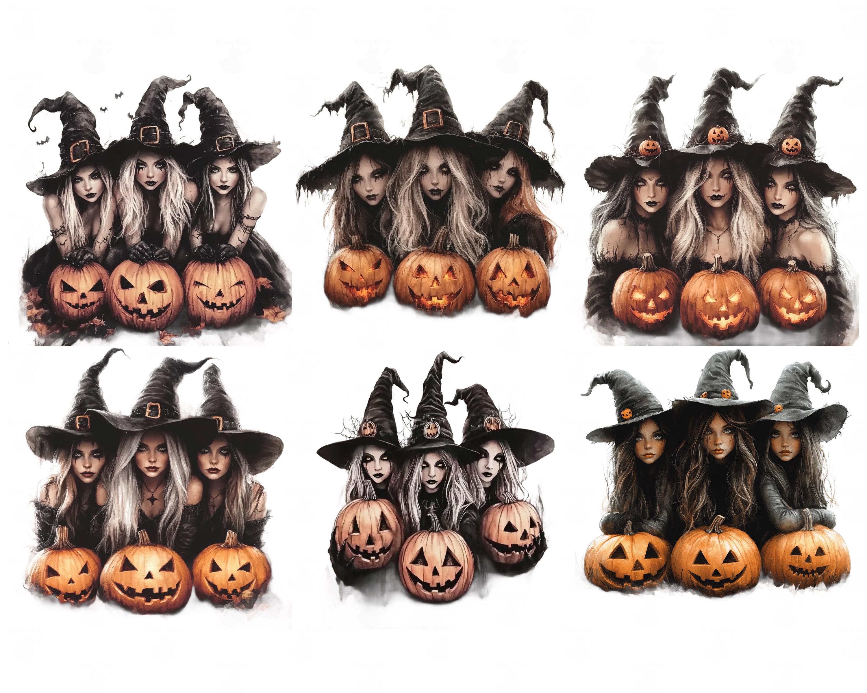 Halloween Witch Printable Clipart, Png Format, Transparent Background ...