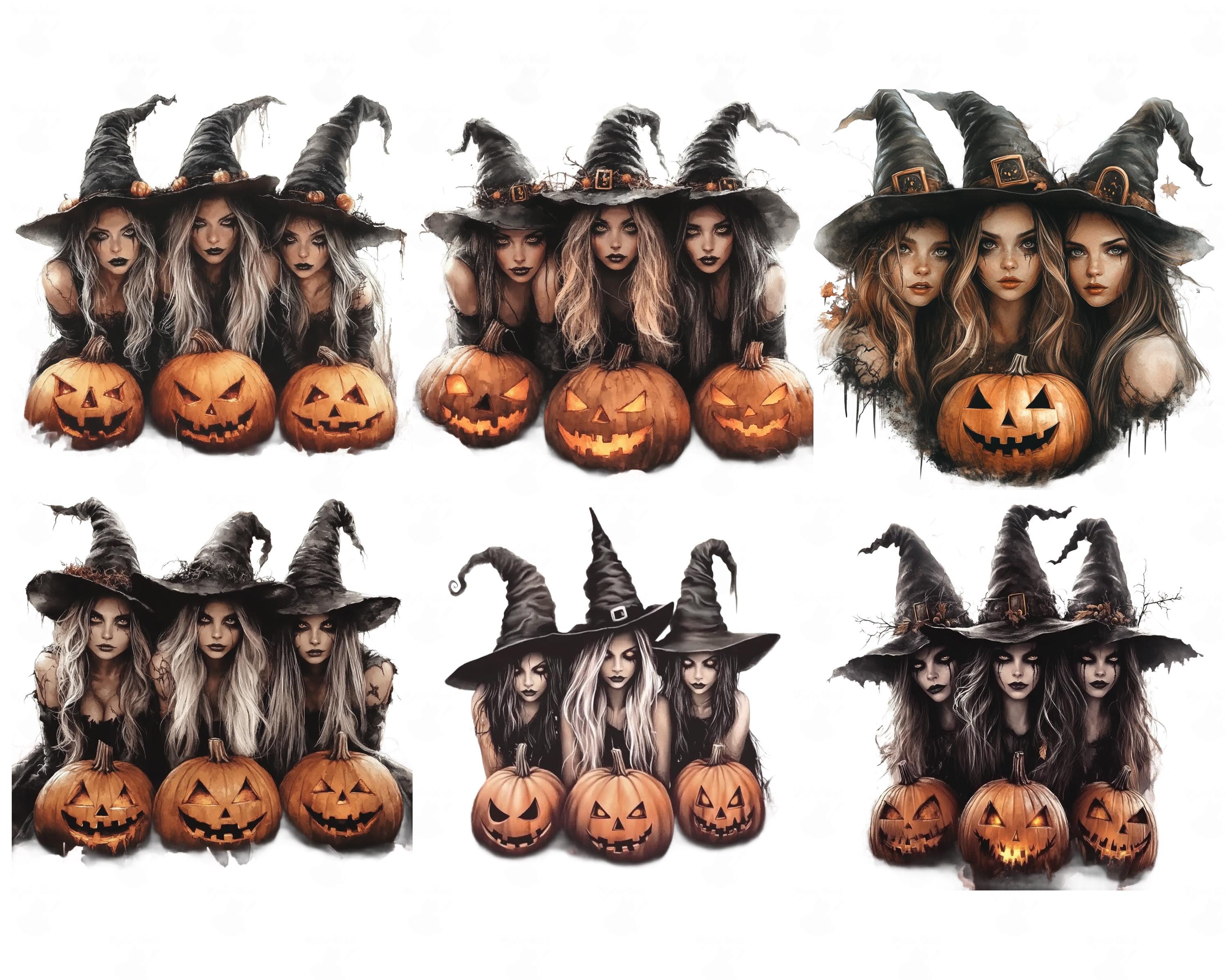 Halloween Witch Printable Clipart, Png Format, Transparent Background ...