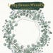 Leafy Green Wreaths Printable Clipart, Png Format, Transparent ...