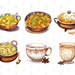 Indian Cuisine, Digital Printable Clip Art Graphics in PNG Format ...