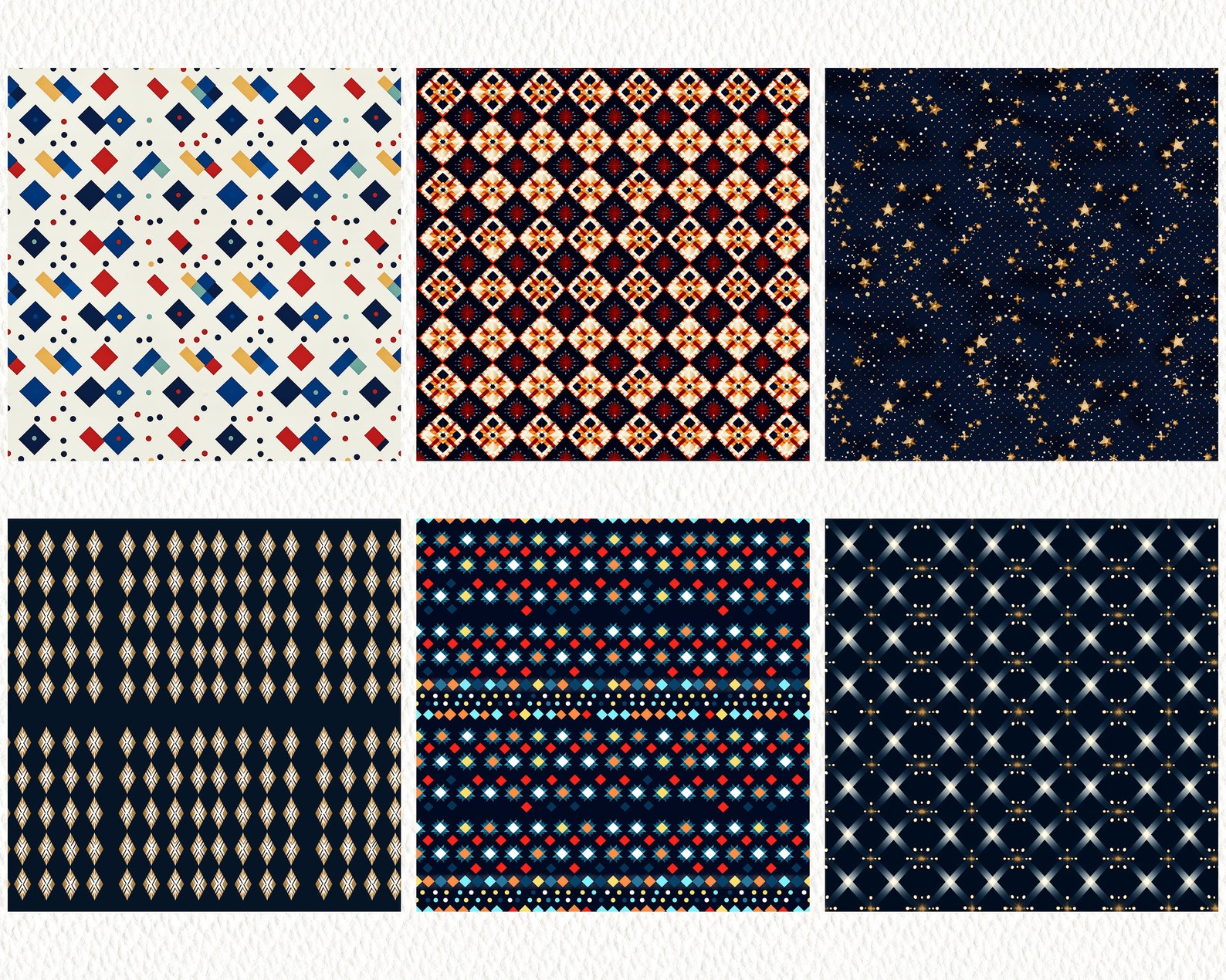 Bird's Eye Pattern Seamless Digital Papers - Seamless Tile Patterns ...