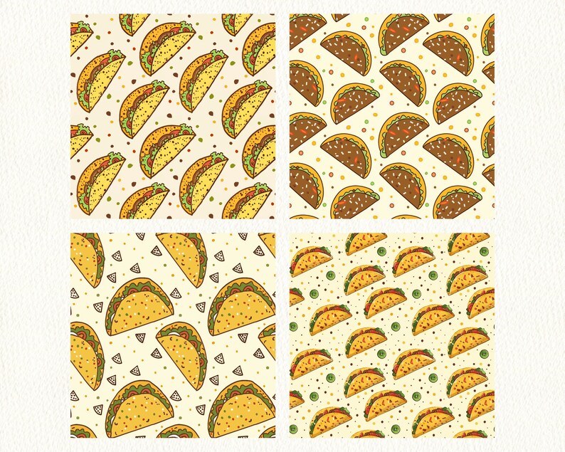 Cream Cornbread Pattern Seamless Digital Papers Printable Scrapbook ...