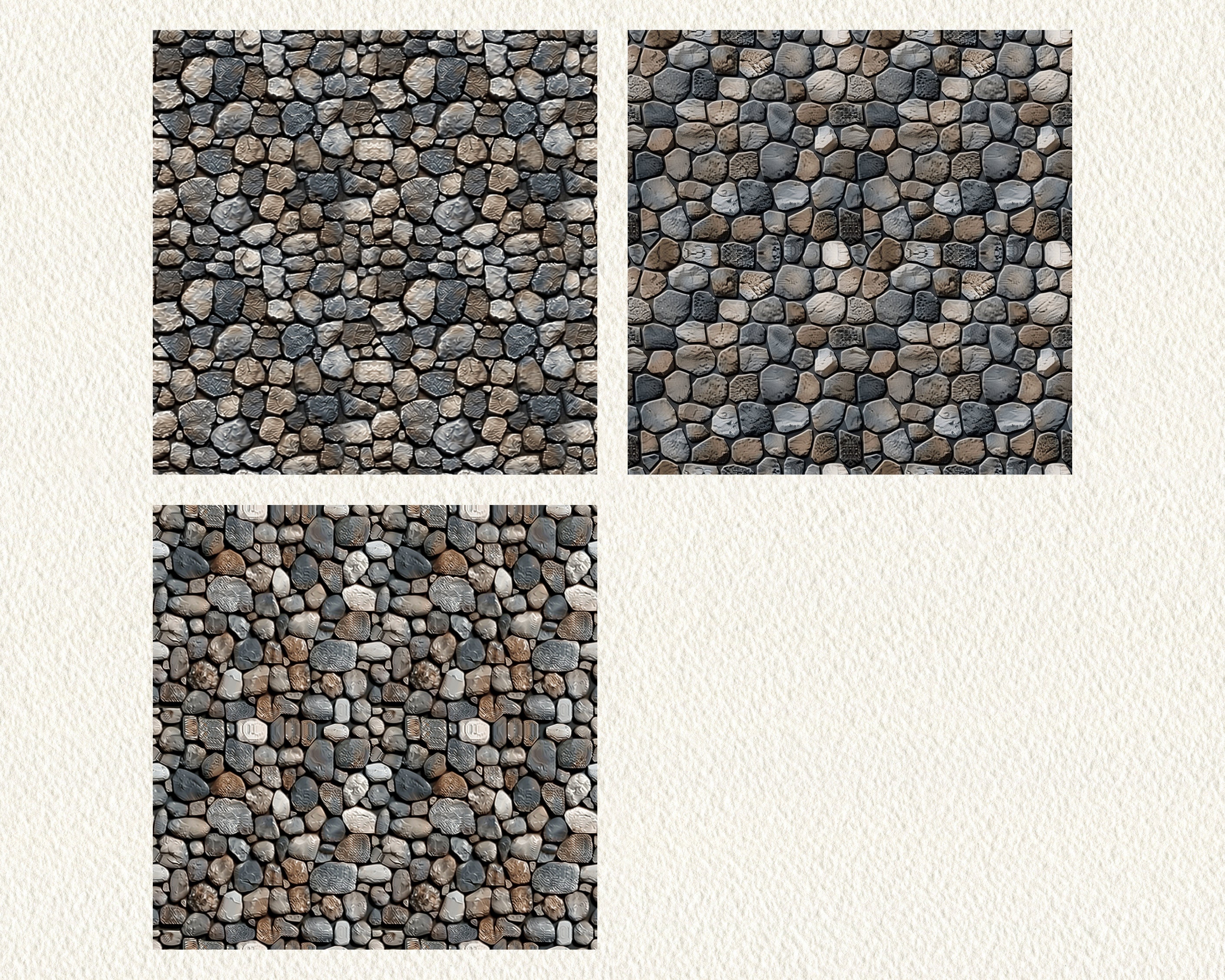 Cobblestone Pattern Seamless Digital Papers Printable Scrapbook Paper ...