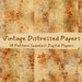 Vintage Distressed Papers Pattern Seamless Digital Papers - Printable ...