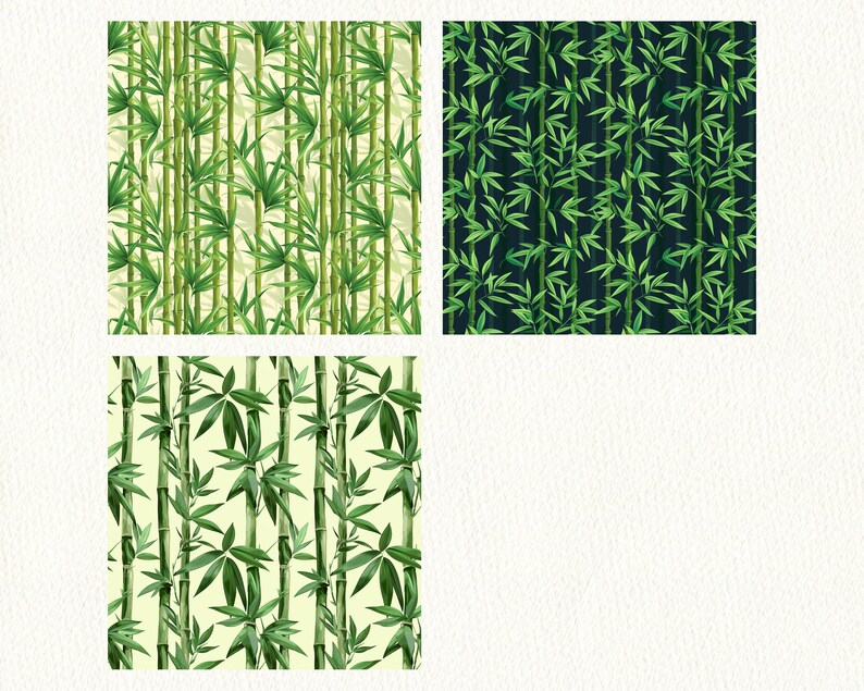 Bamboo Background Pattern Seamless Digital Papers - Printable Scrapbook ...