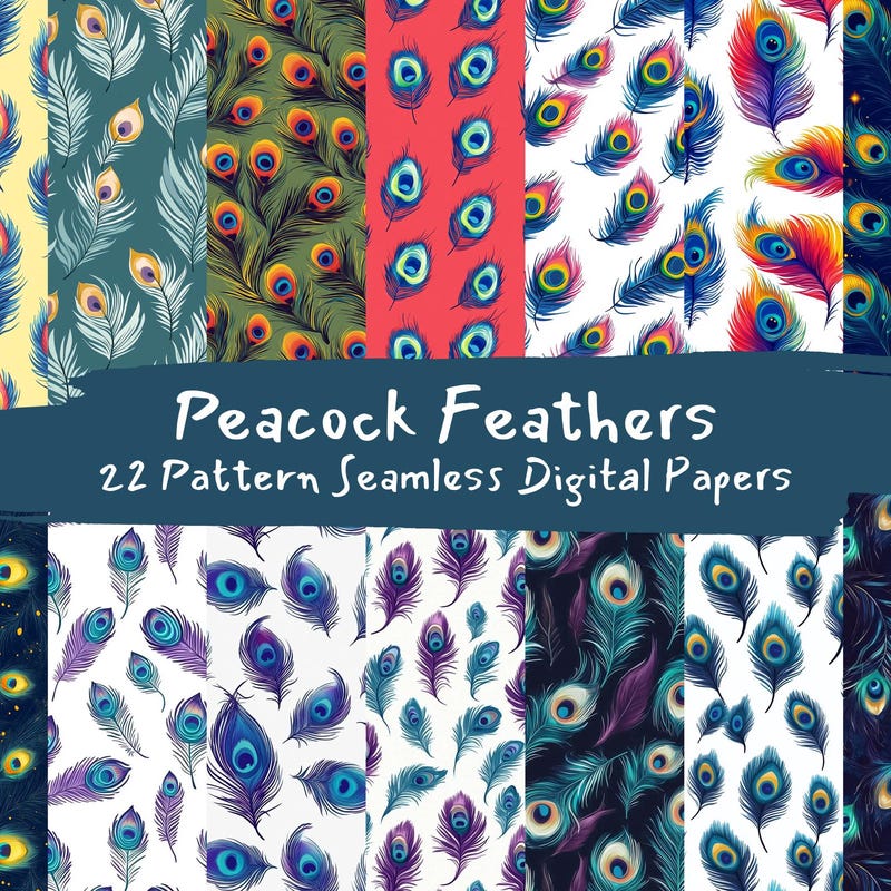 Peacock Papers - Etsy