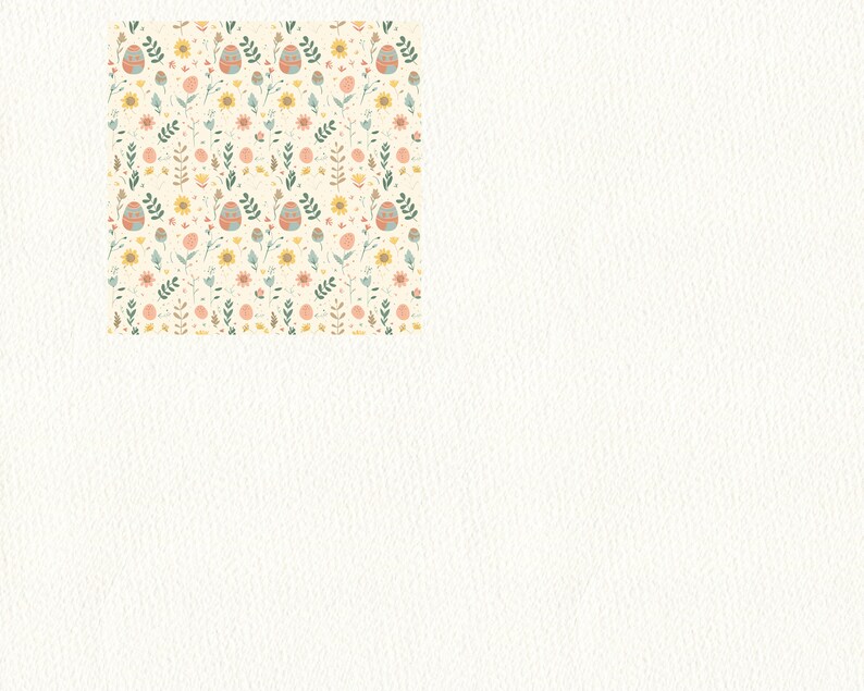 Easter Egg Pattern Seamless Digital Papers - Printable Scrapbook Paper ...