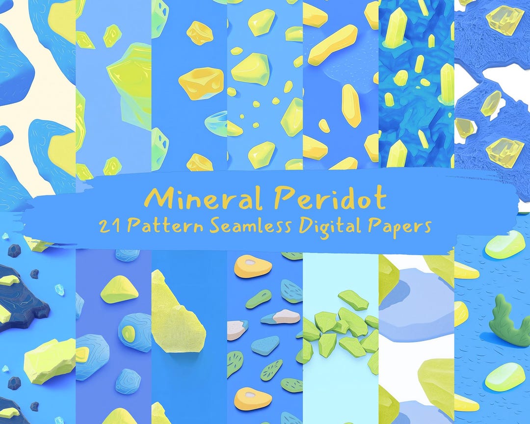 Mineral Peridot Pattern Seamless Digital Papers - Printable Scrapbook ...
