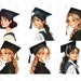 Graduation Girl Digital Printable Clipart Bundle in PNG Format ...