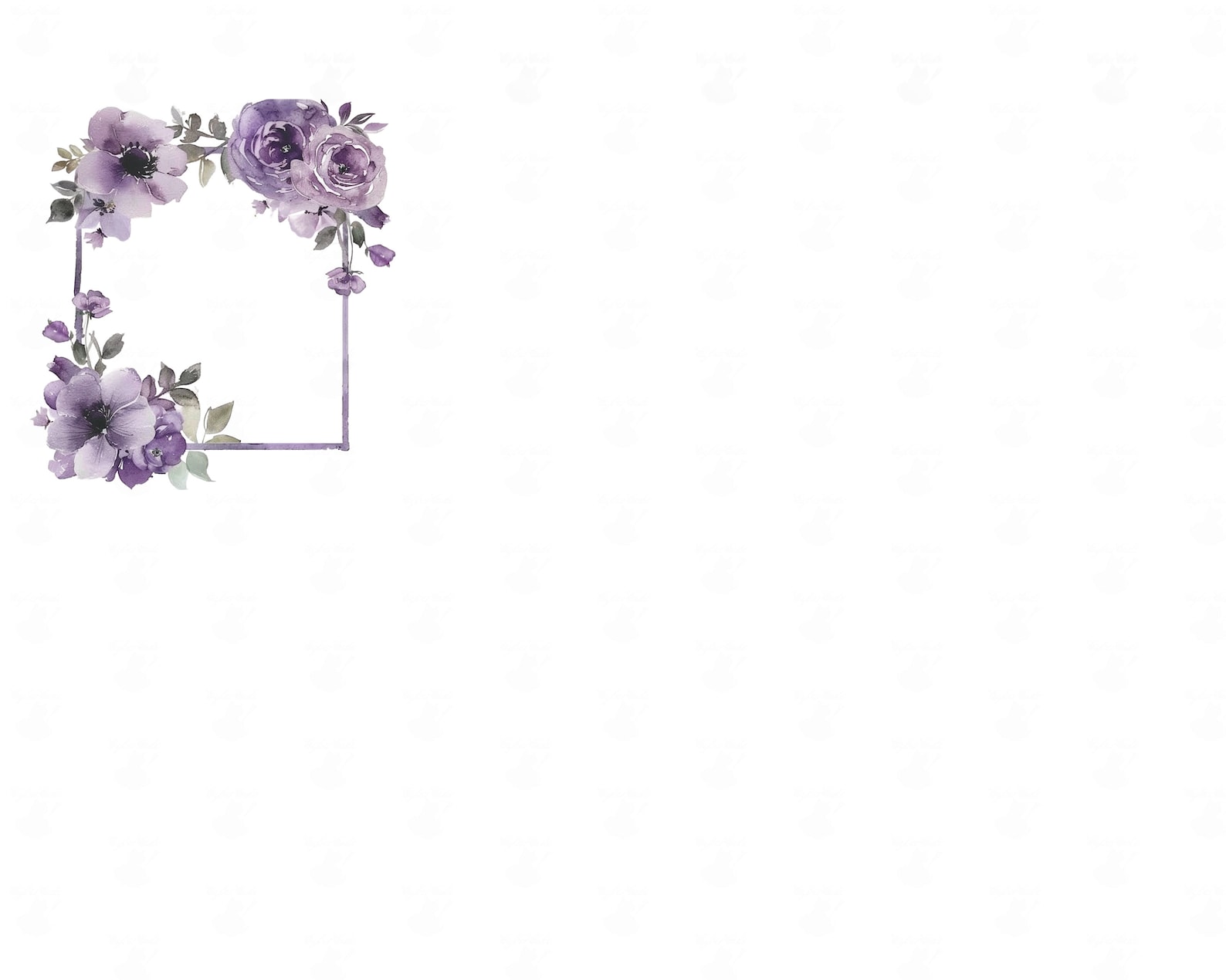 Lilac Borders Printable Clipart, Png Format, Transparent Background ...