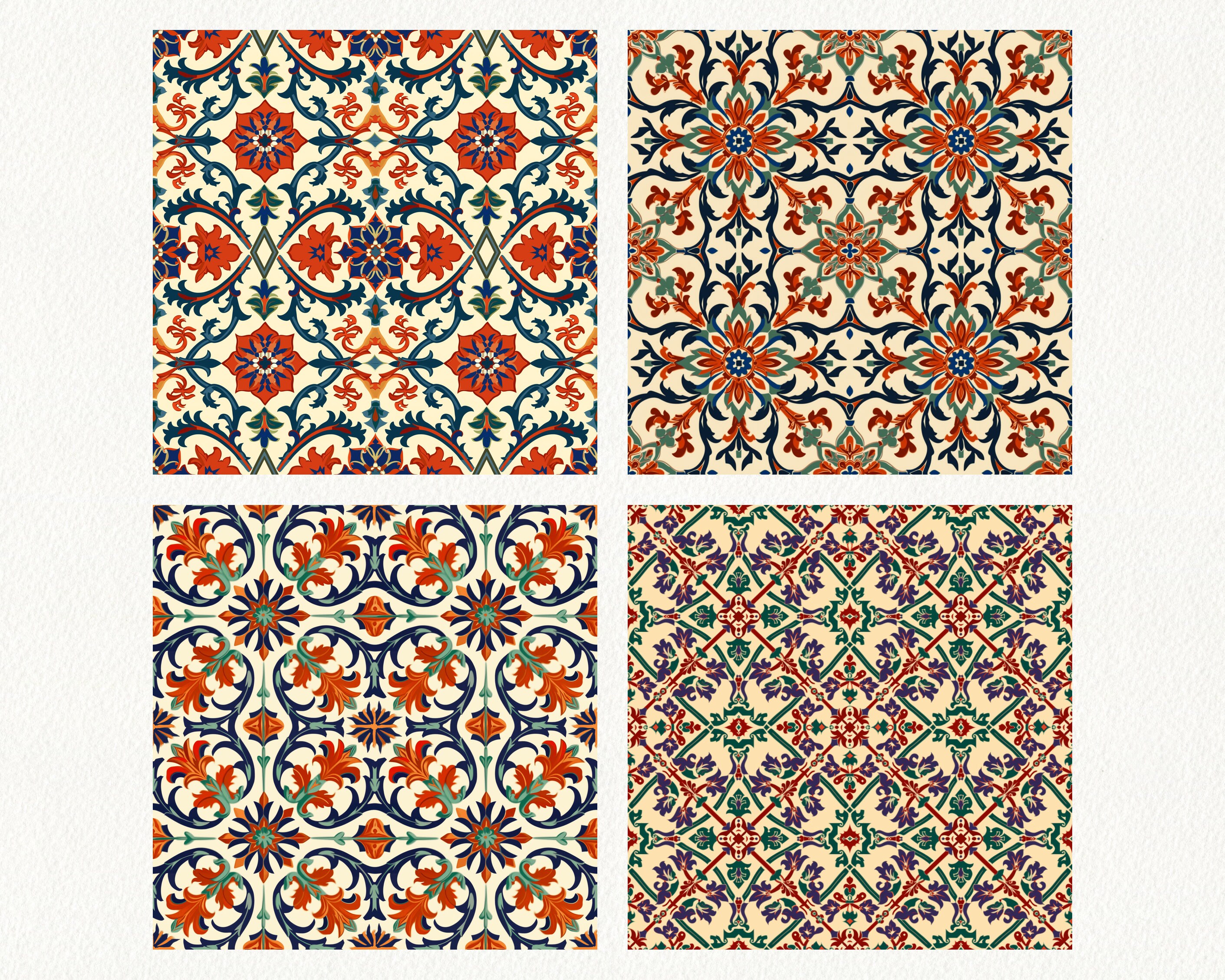 Italian Renaissance Pattern Seamless Digital Papers - Etsy