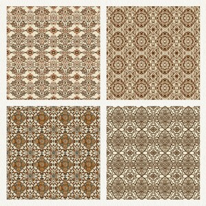 Maya Art Pattern Seamless Digital Papers - Printable Scrapbook Paper ...