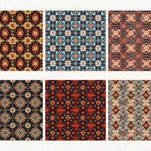 Carpet Pattern Seamless Digital Papers - Tile Patterns Printable ...
