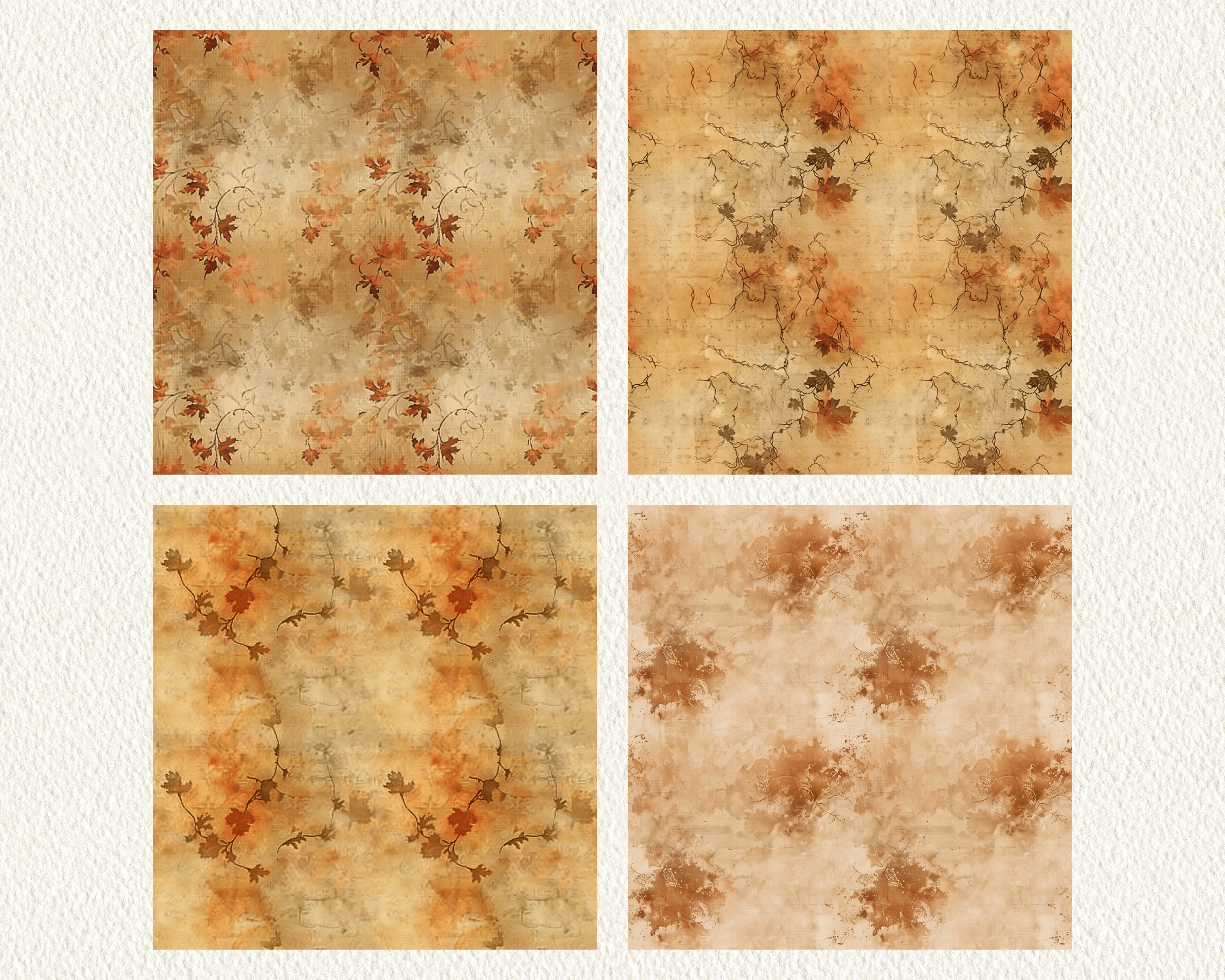 Vintage Distressed Papers Pattern Seamless Digital Papers - Printable ...
